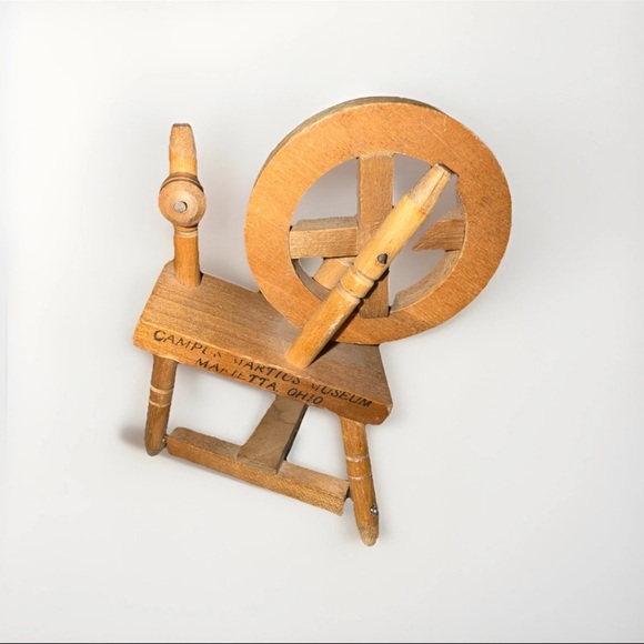 Toys | Vintage Campus Marietta Museum Hand Carved Wooden Spindle Doll ...